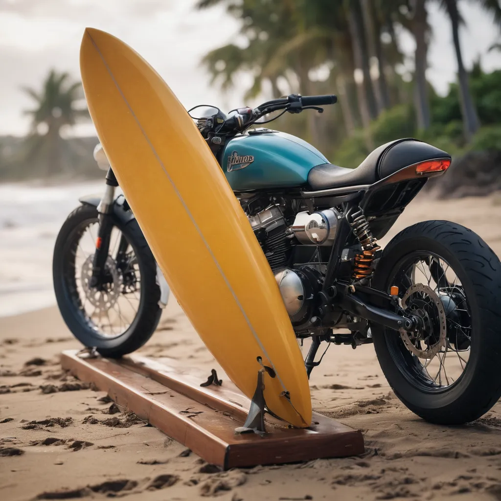 Exploring Surfboard Motorcycle Rack Dynamics