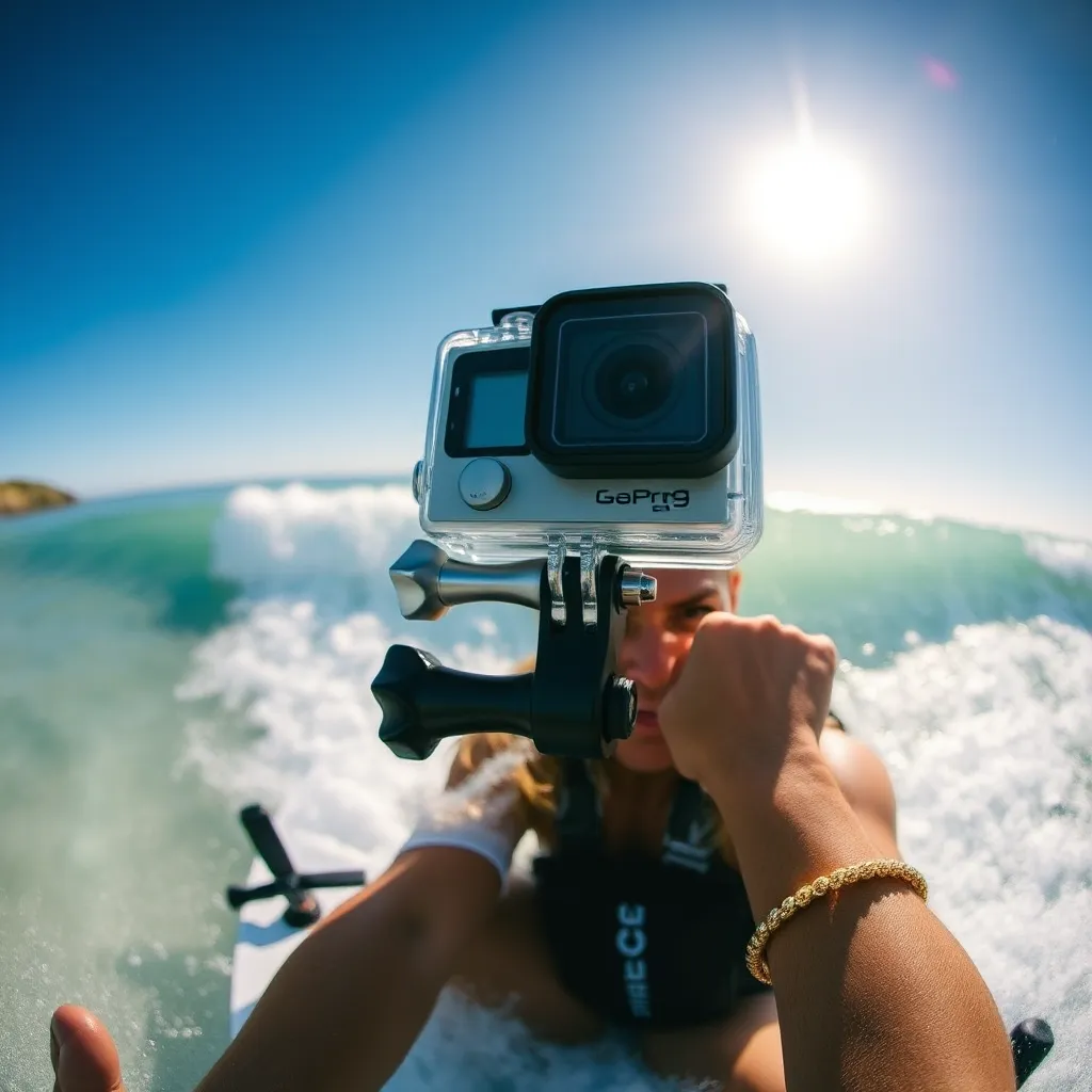 Enhancing Surfboarding with GoPro 9's Bite Mount
