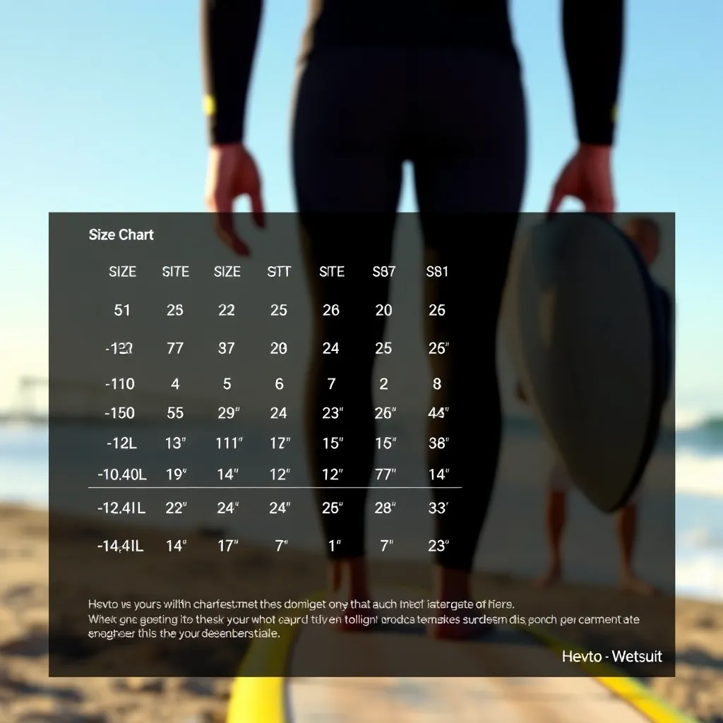 Choosing the Right Hevto Wetsuit Size: A Guide
