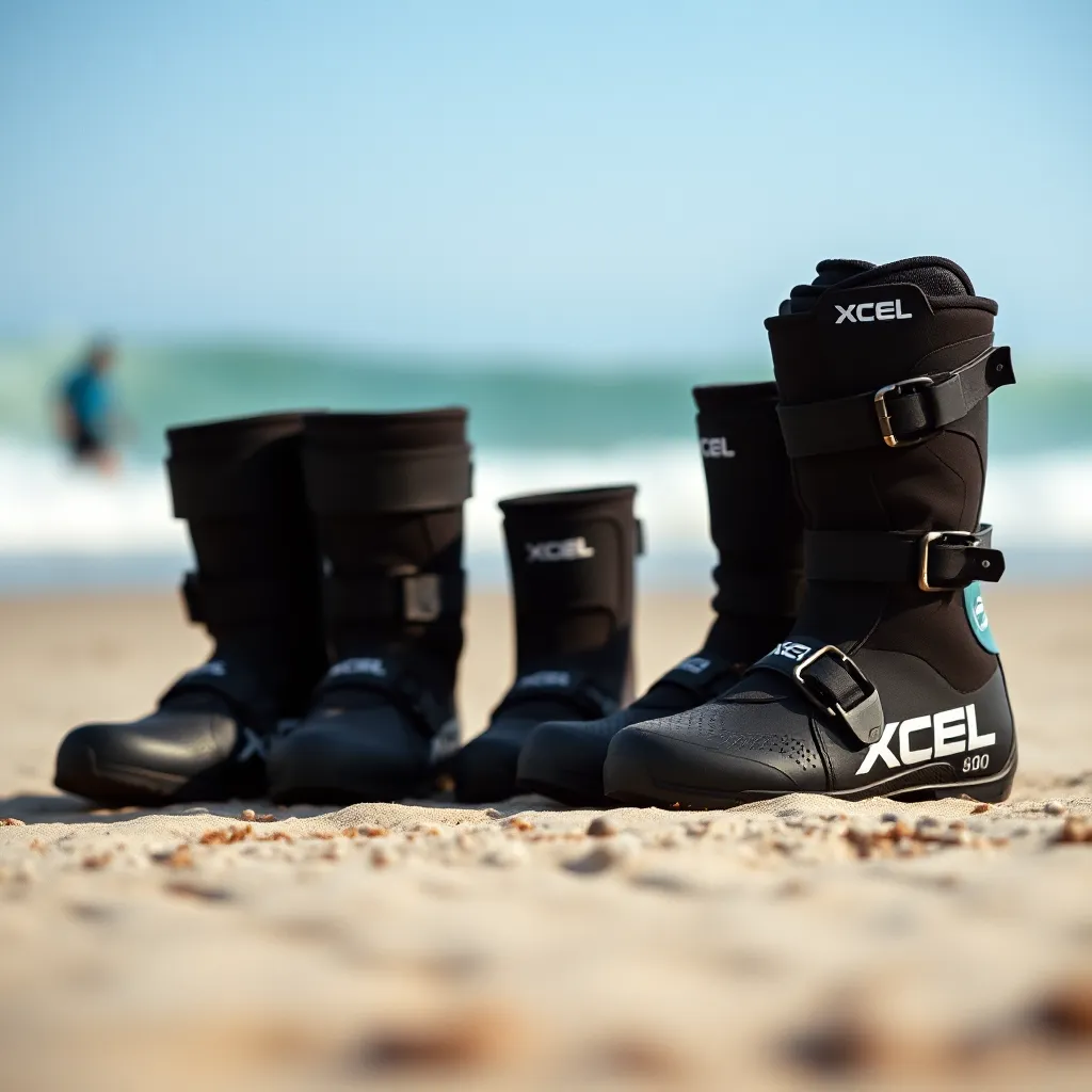 Mastering the Xcel Booties Size Chart for Surfing